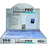 Amazon.com: Ultra Pro 9-Pocket Silver Series Page Protector for ...