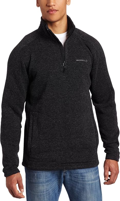 Amazon.com: Merrell Men's Manapouri Half Zip Wool-Blend Pullover: Clothing