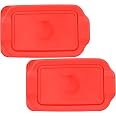 Amazon.com: Pyrex 232-PC 2qt Red Storage Replacement Lid Cover - 2-Pack ...