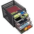 Amazon.com: Mind Reader Cabinet Desk Organizer, One, Black 5 Drawer ...