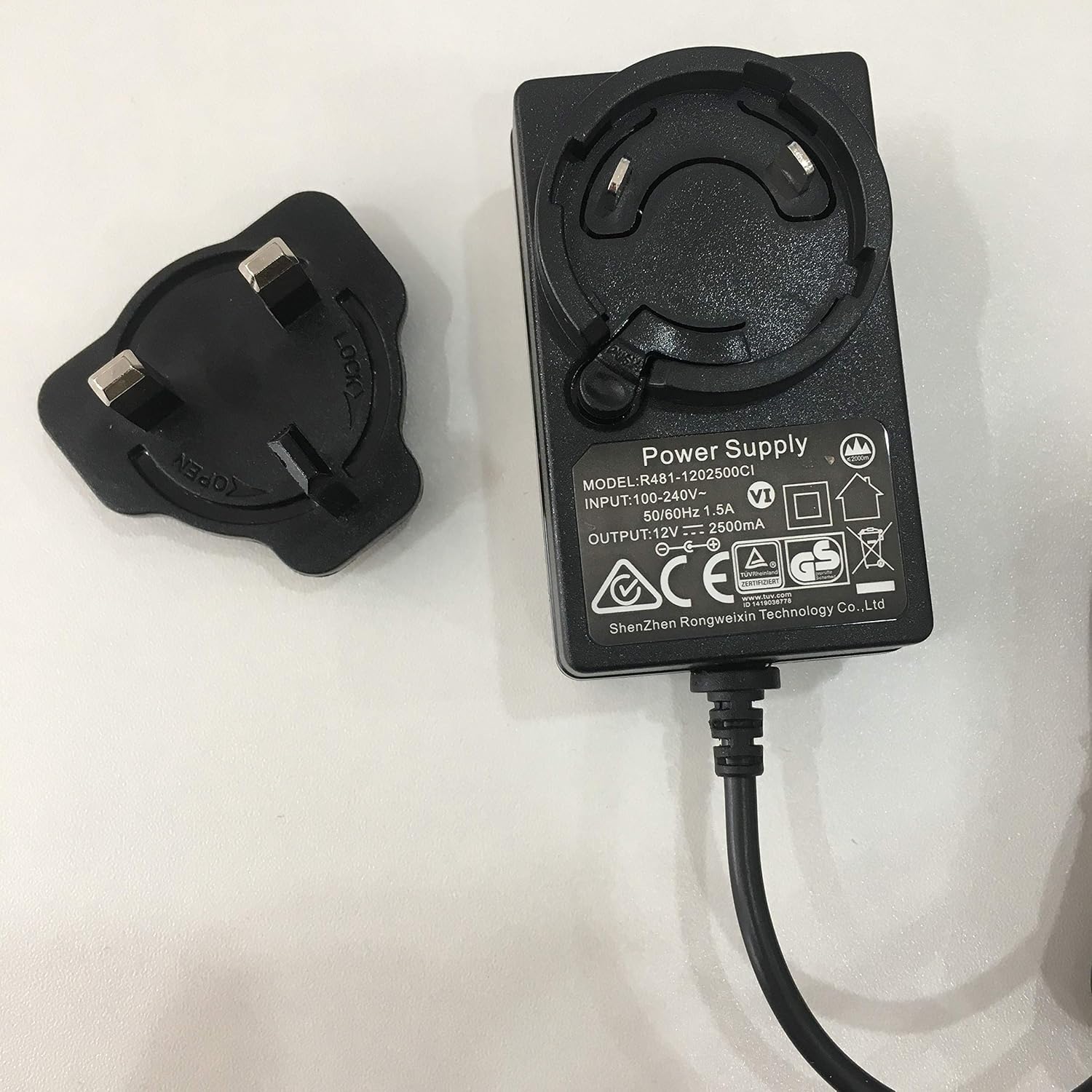 Input AC 100-240V, Output DC 5V 2A, UK Plug, Black for AK1 AK2 Mini PC ...