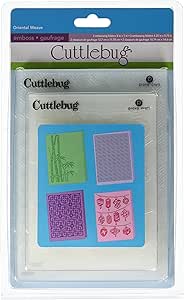 Amazon.com: Cuttlebug Provo Craft Embossing Folders, Oriental Weave