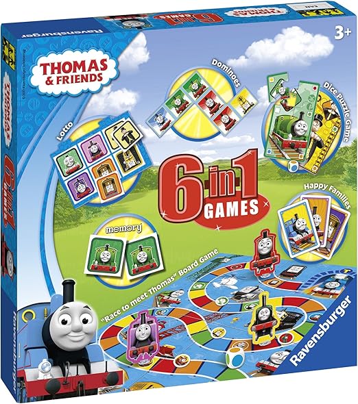 Ravensburger Thomas & Friends, 6 in 1 Games: Amazon.co.uk: Toys & Games