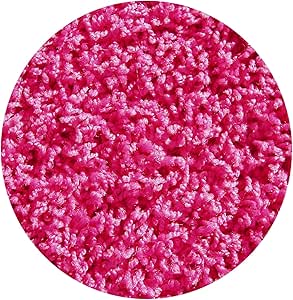 Amazon.com: 7 Ft Round Hot Pink Shag Rug: Other Products: Kitchen & Dining