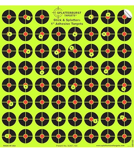 Bb Guns For Kids Splatter Shooting Targets 4 Inch Reactive Paper Target ...