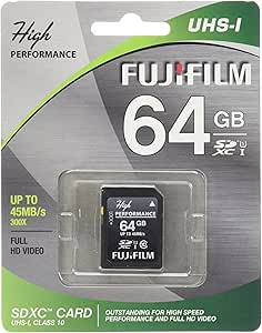 Amazon.com: Fujifilm High Performance - Flash Memory Card - 64 GB ...