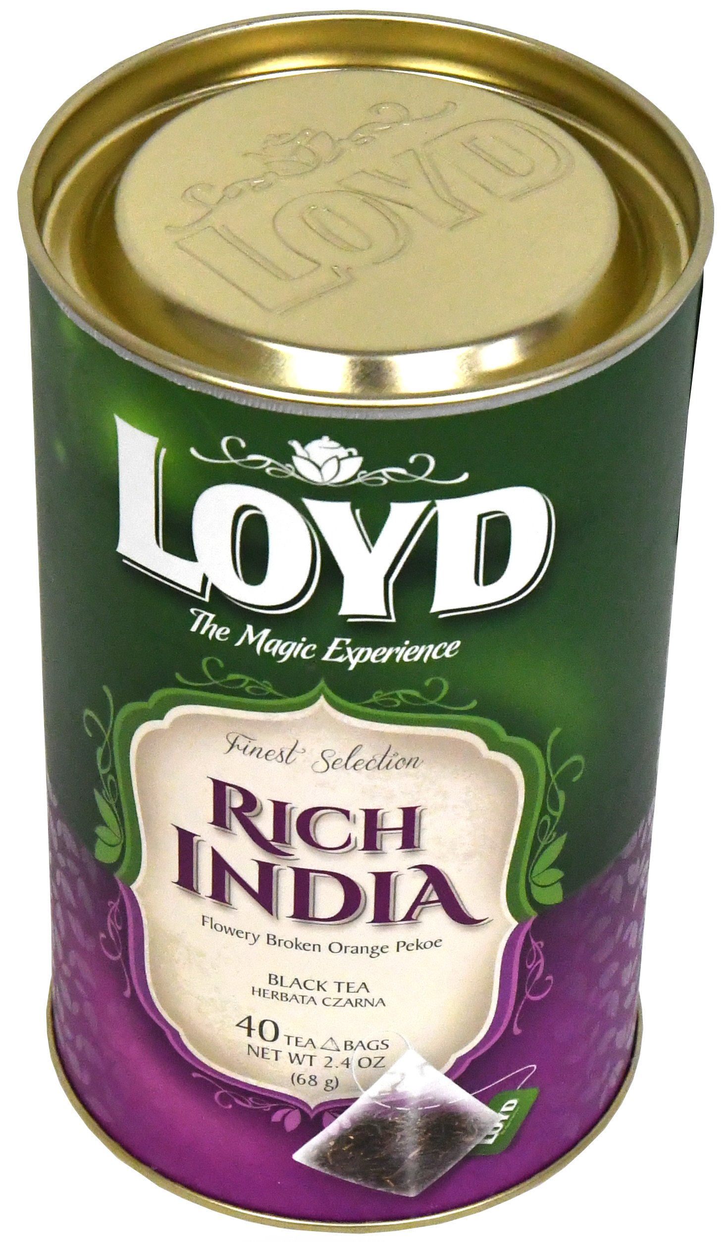 Amazon.com : Loyd Earl Grey Tea - 40 Bag Tin : Grocery & Gourmet Food