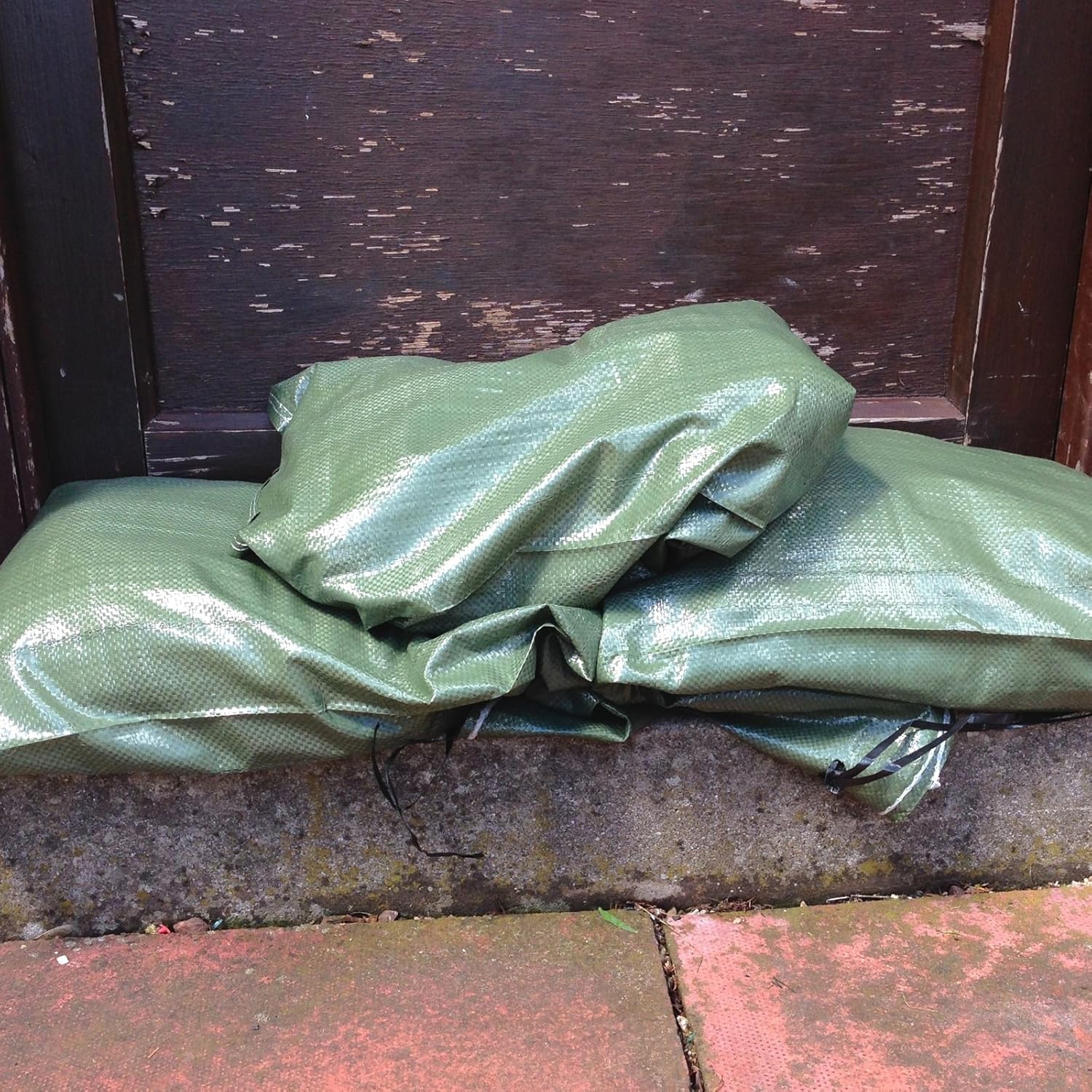 Yuzet Polypropylene Sacks Flood Defence Sand Bags - Green (Pack of 100 ...