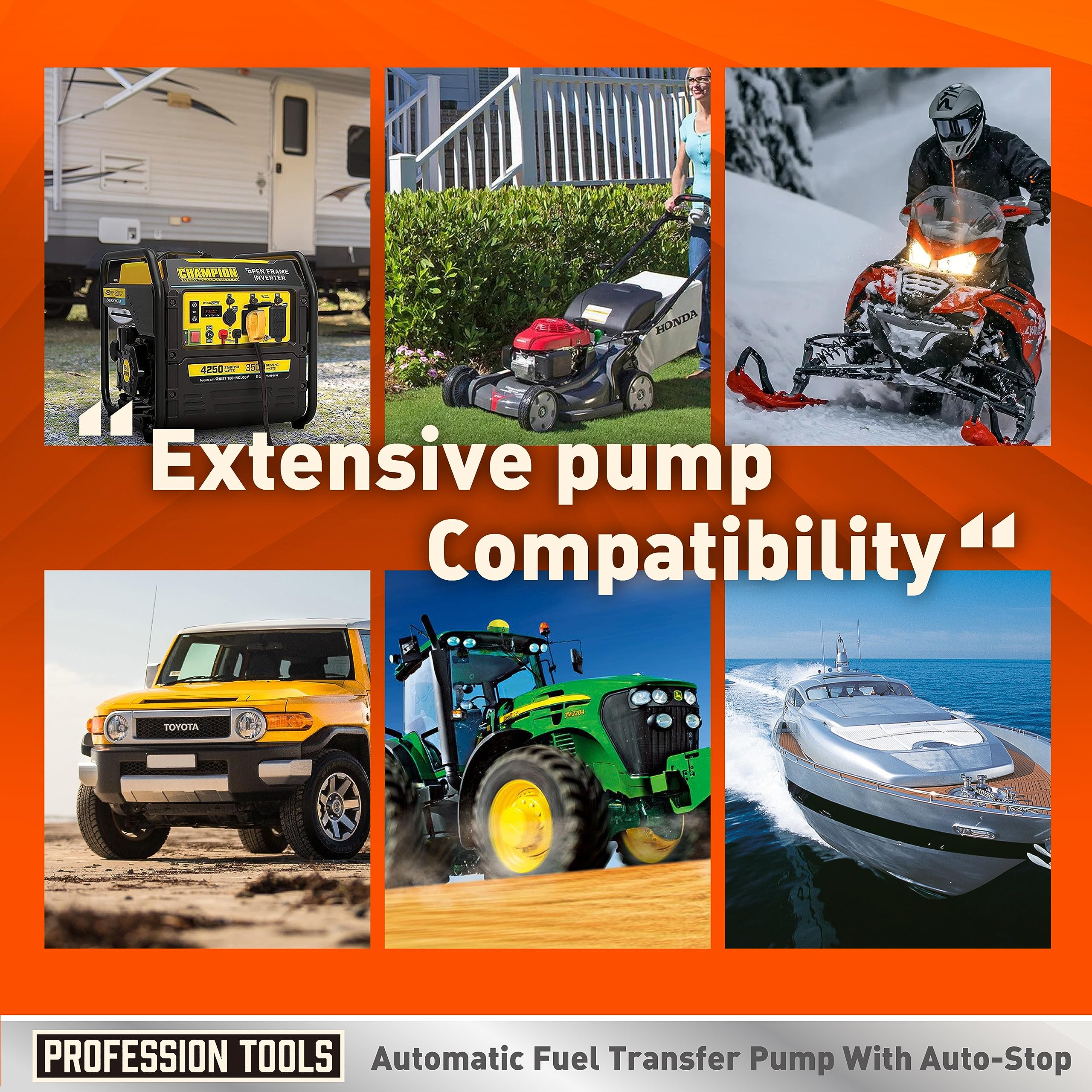 Mua AMARTISAN Powered Battery Fuel Transfer Pump, 2.4GPM, Auto- Stop ...