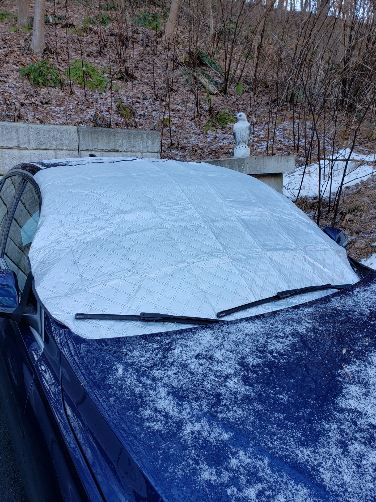 The Quick Removal Magnetic Windshield Snow Tarp Cover – Mebior