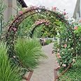 Amazon.com : TERRA TRELLIS Gracie Modern Arbor Moongate for Outdoor ...