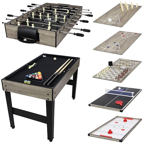 Sunnydaze 10-in-1 Game Table - Combination Multi-Game Table with ...
