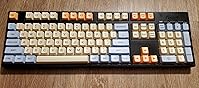 YMDK Blue Beige Orange Dye Sub 108 Key Mac Keys Thick PBT OEM Profile ...