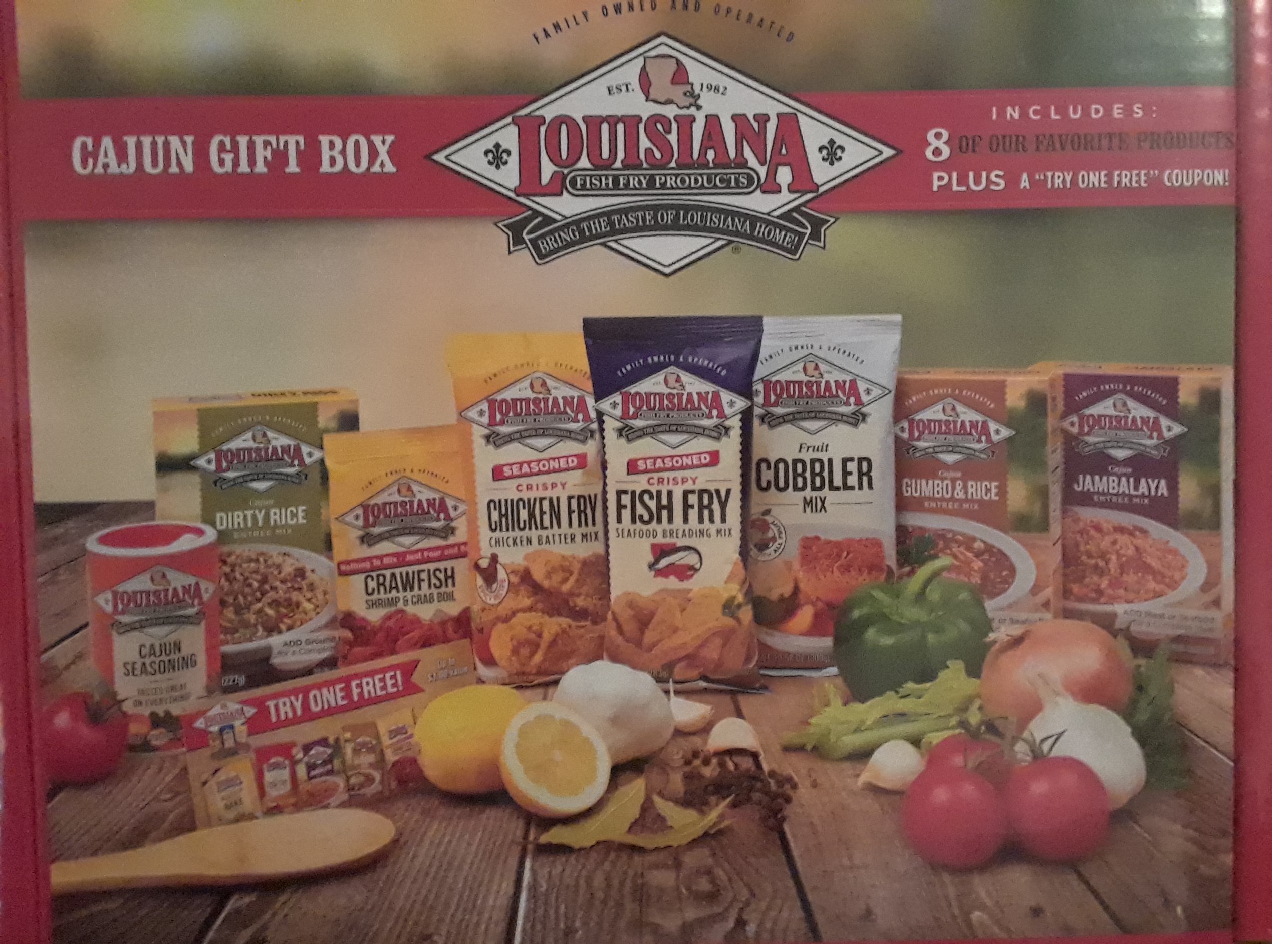 Amazon.com : LOUISIANA Fish Fry Products Dinner Mixes Gift Box ...
