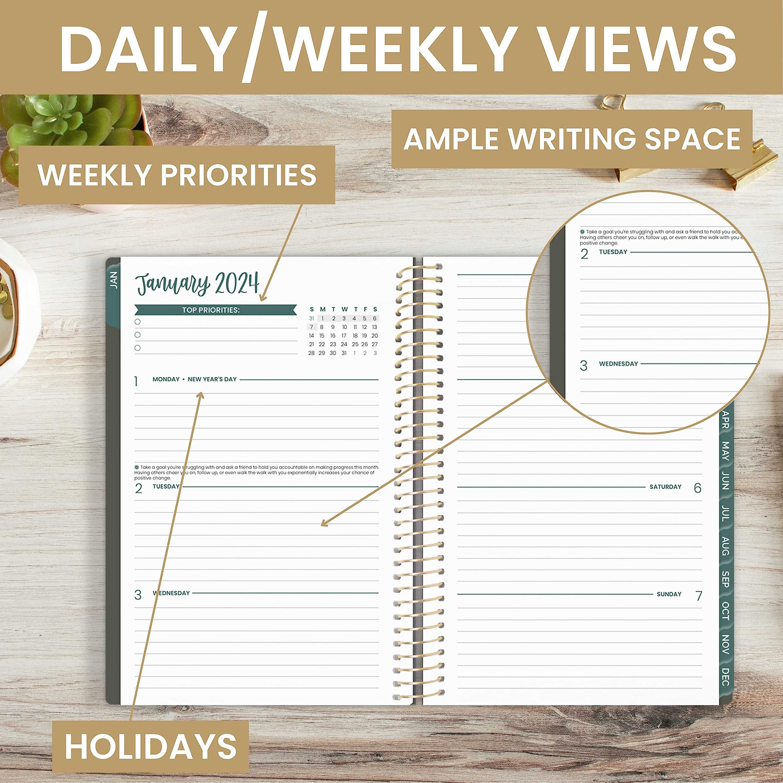 Mua bloom daily planners 2024 Calendar Year Day Planner (January 2024 ...
