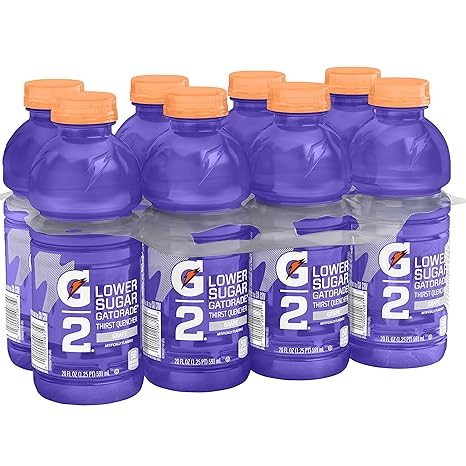 Amazon.com : Gatorade G2, Grape, 20oz (Pack of 8) : Grocery & Gourmet Food