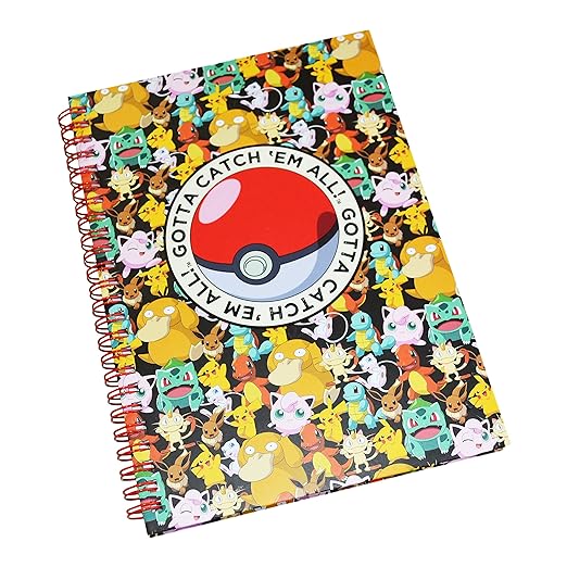 Pokémon - A5 Notebook | Wirebound | Hardback | Streetwise: Amazon.co.uk ...