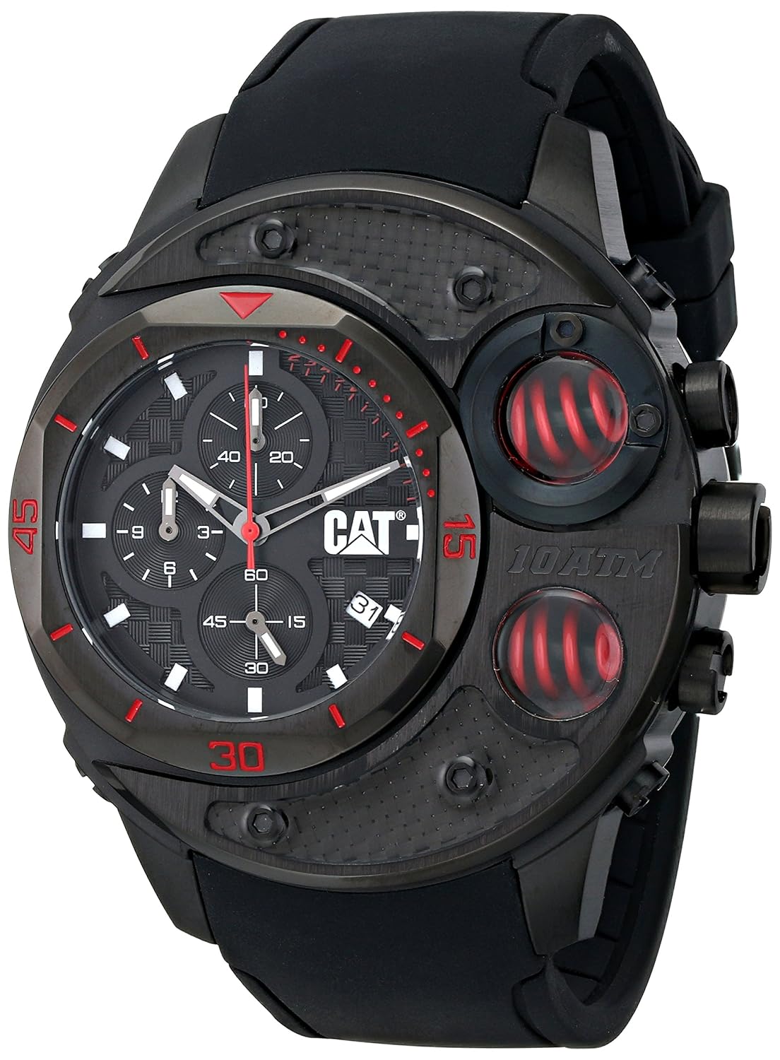 Reloj Caterpillar para hombre DU16321128 DU 54 color negro con ...