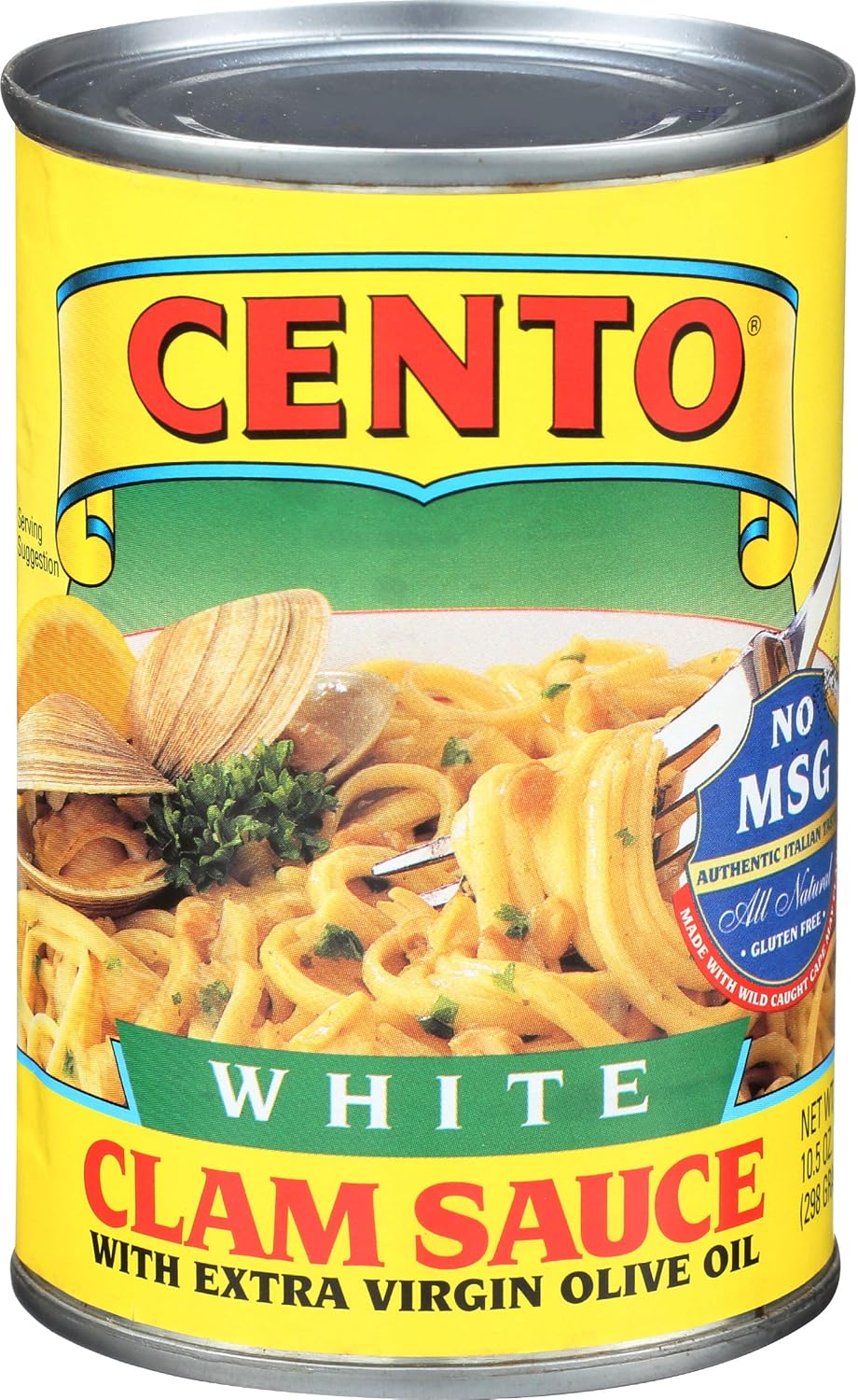 Cento Foods, Sauce Clam White, 10.5 Ounce: Amazon.com: Grocery ...