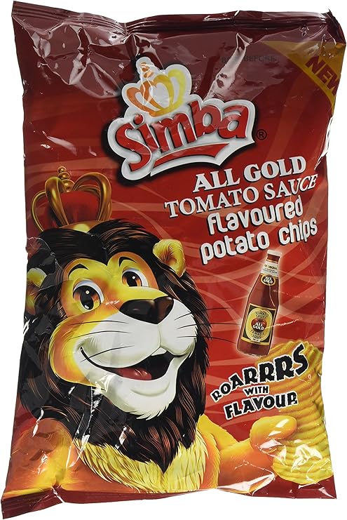 Simba Tomato Sauce Flavoured Potato Chips 125 g (Pack of 6): Amazon.co ...