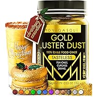 HomeHere Gold Luster Dust Edible Cake Gold Dust, 1oz : Amazon.ca ...