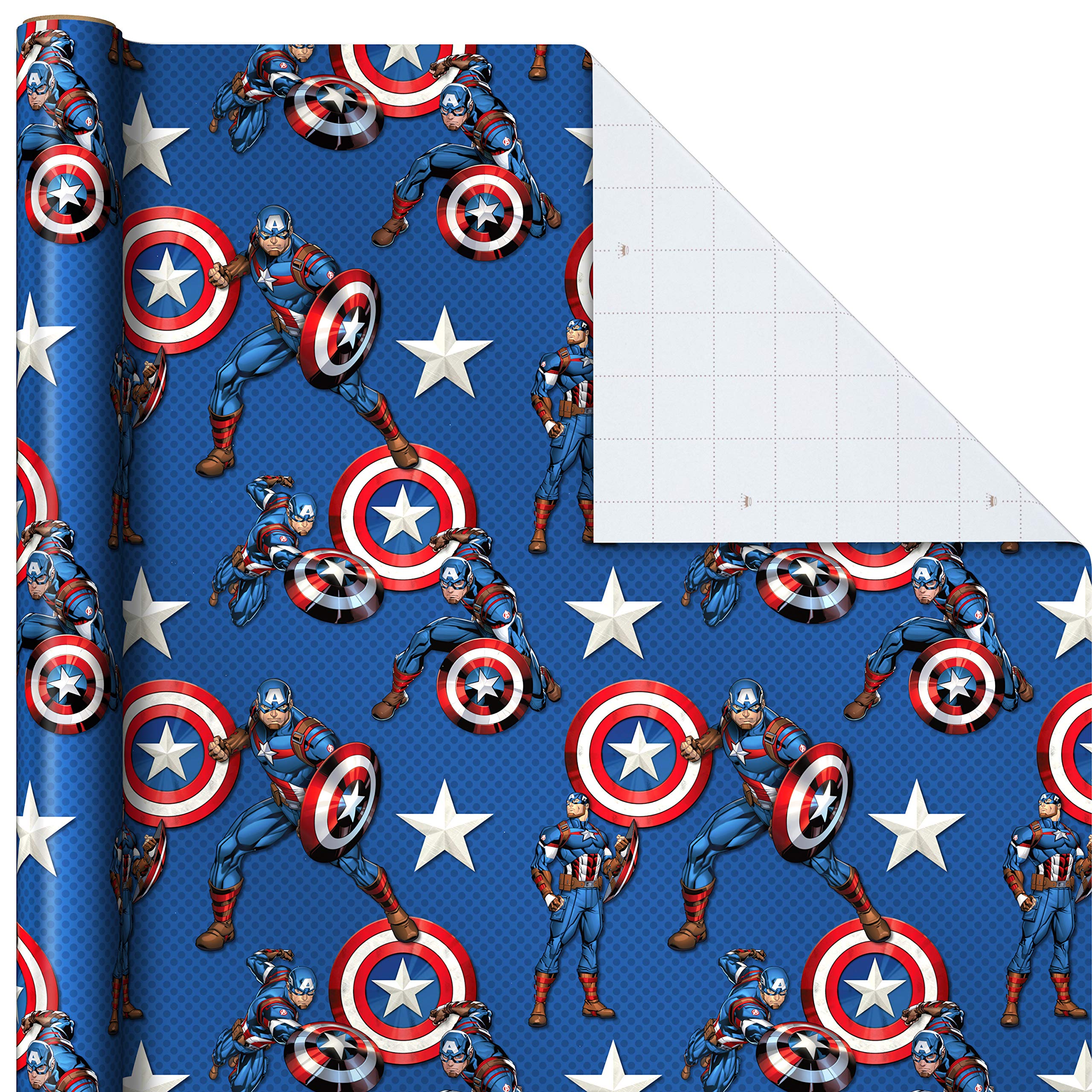Mua Hallmark Avengers Wrapping Paper with Cut Lines on the Reverse (3 ...