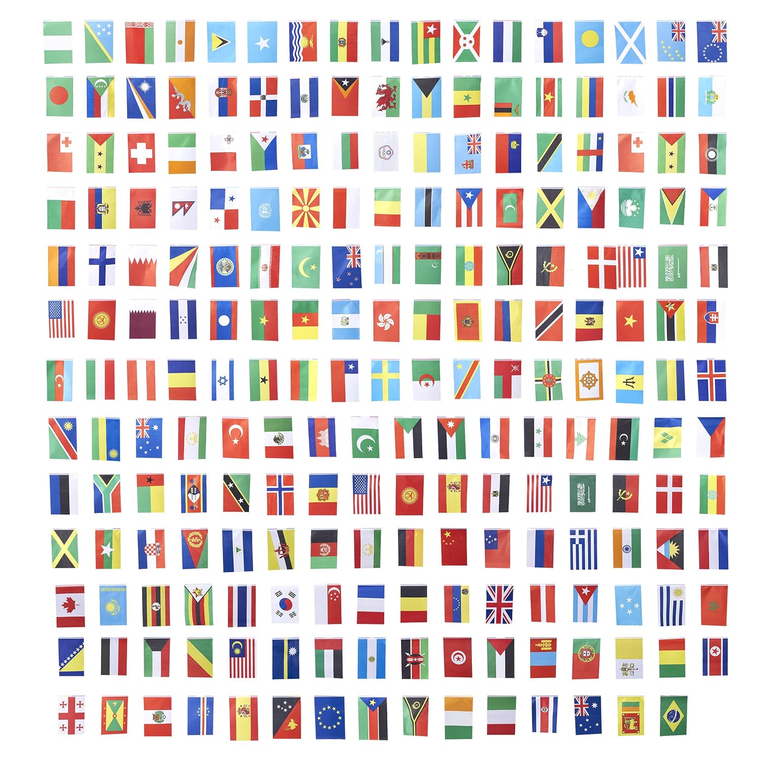 Juvale Set of 250 Country Flags – International Flags of the World ...