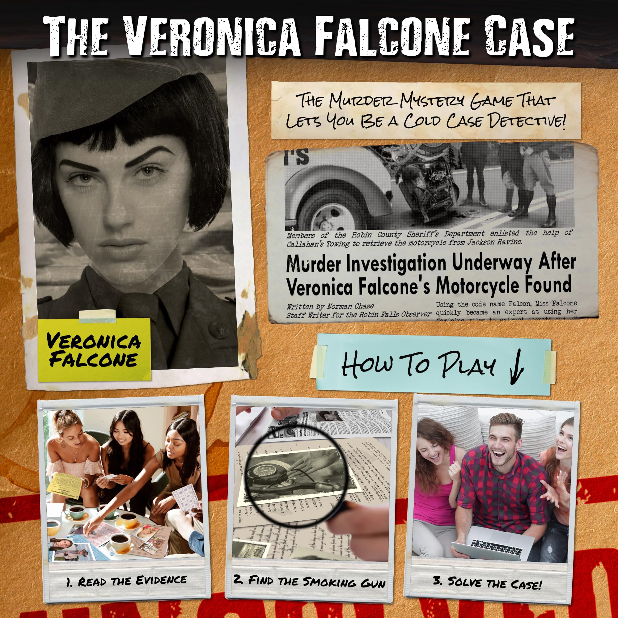 Mua Falcone, Veronica - Cold Case Murder Mystery Game | Can You Solve ...
