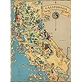 Amazon.com: California Wooden Map Jigsaw Puzzle Toys for Adults USA of ...