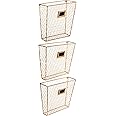 Amazon.com: MyGift Wall-Mounted Gold-Tone Metal Chicken Wire Magazine ...