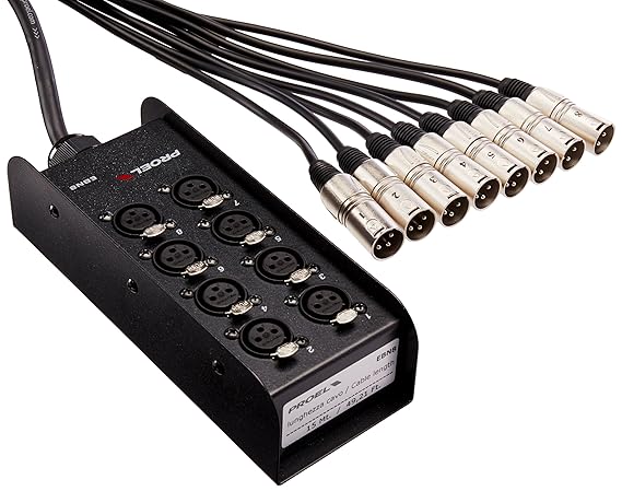 Proel Audio Stage Box - 8 channels 15 metre: Amazon.co.uk: Musical ...