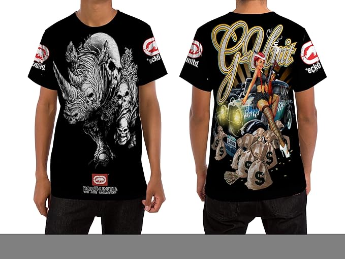 Amazon.com: Ecko UNLTD x G-Unit All Over Print T-Shirt (M): Sports ...