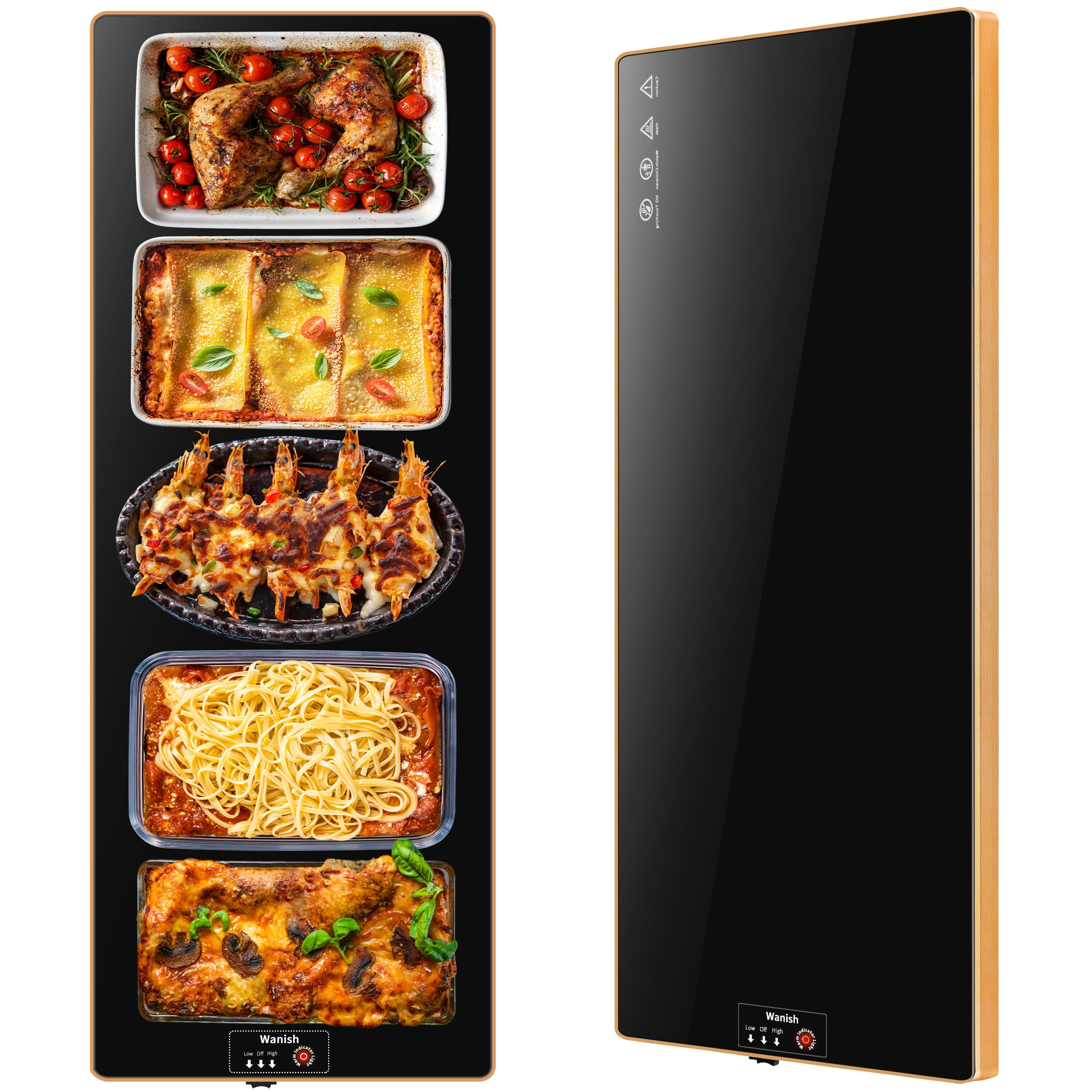 Electric Warming Tray?Extra Long 40”x12”??Food Warmer with Thermostat ...