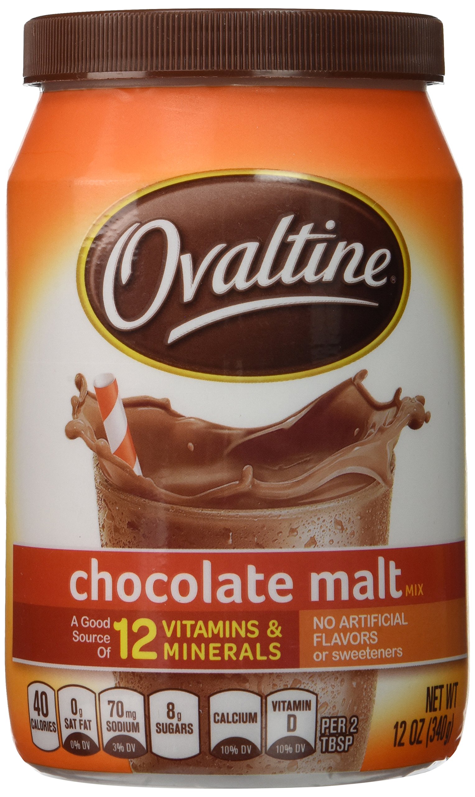Amazon.com : Ovaltine Classic Malt - 12 oz - 2 pk : Grocery & Gourmet Food