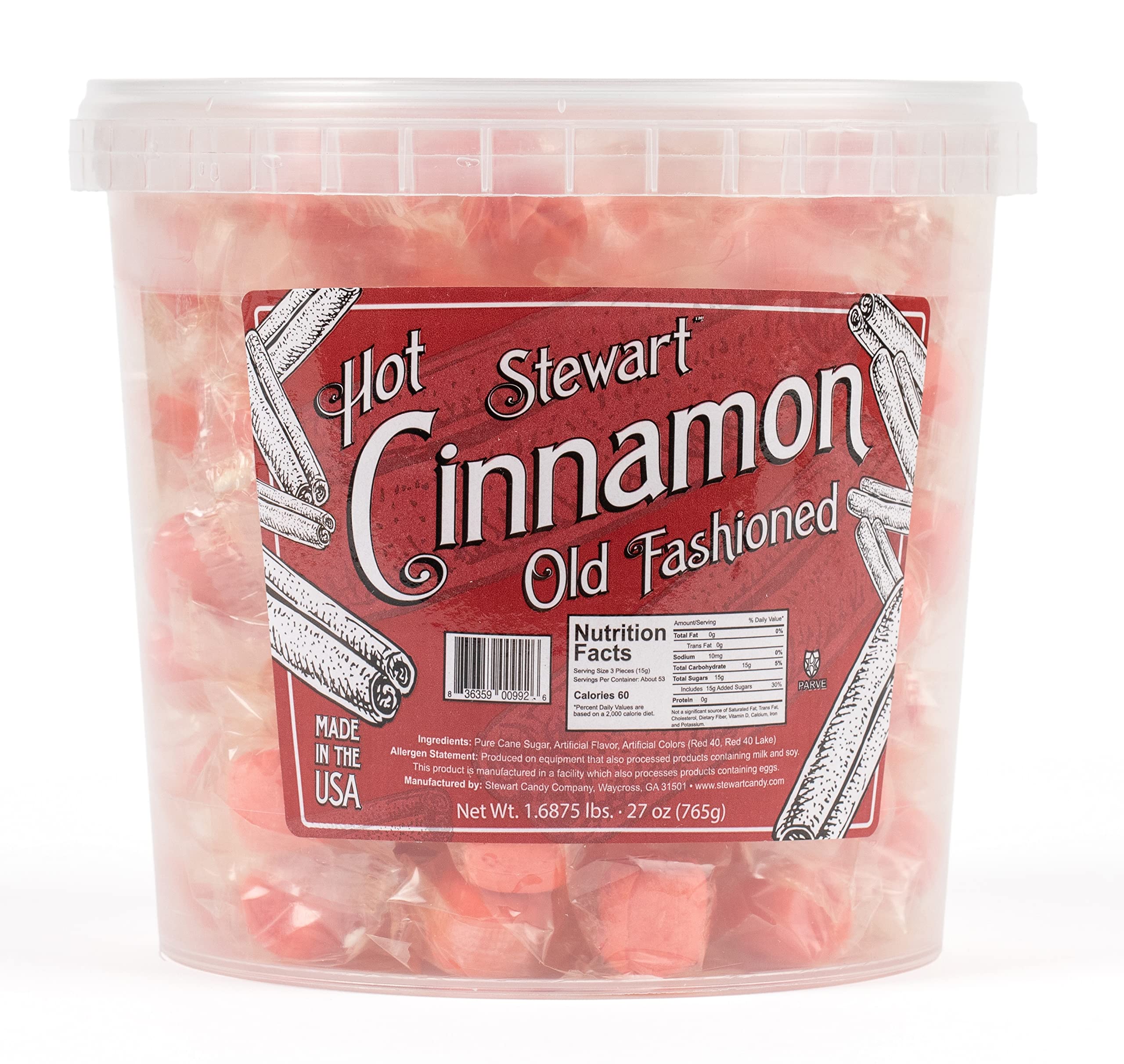 Mua Stewart Old Fashioned Hot Cinnamon Flavored Pure Sugar Candy Puff ...