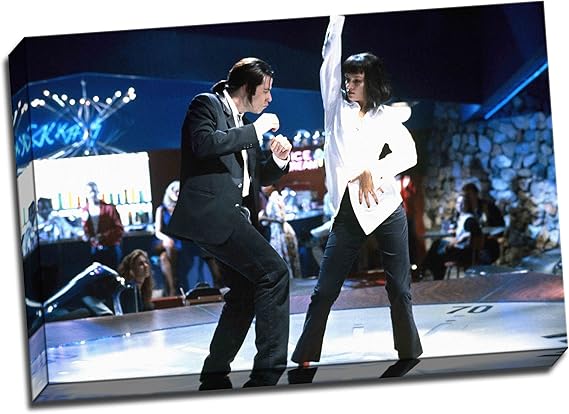 Pulp Fiction Dance Scene Canvas Art Print Framed Picture Large 20x30 ...