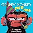 Grumpy Monkey Party Time!: Lang, Suzanne, Lang, Max: 9780593118627 ...
