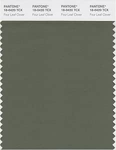 PANTONE Smart 18-0420X Color Swatch Card, Four Leaf Clover - House ...
