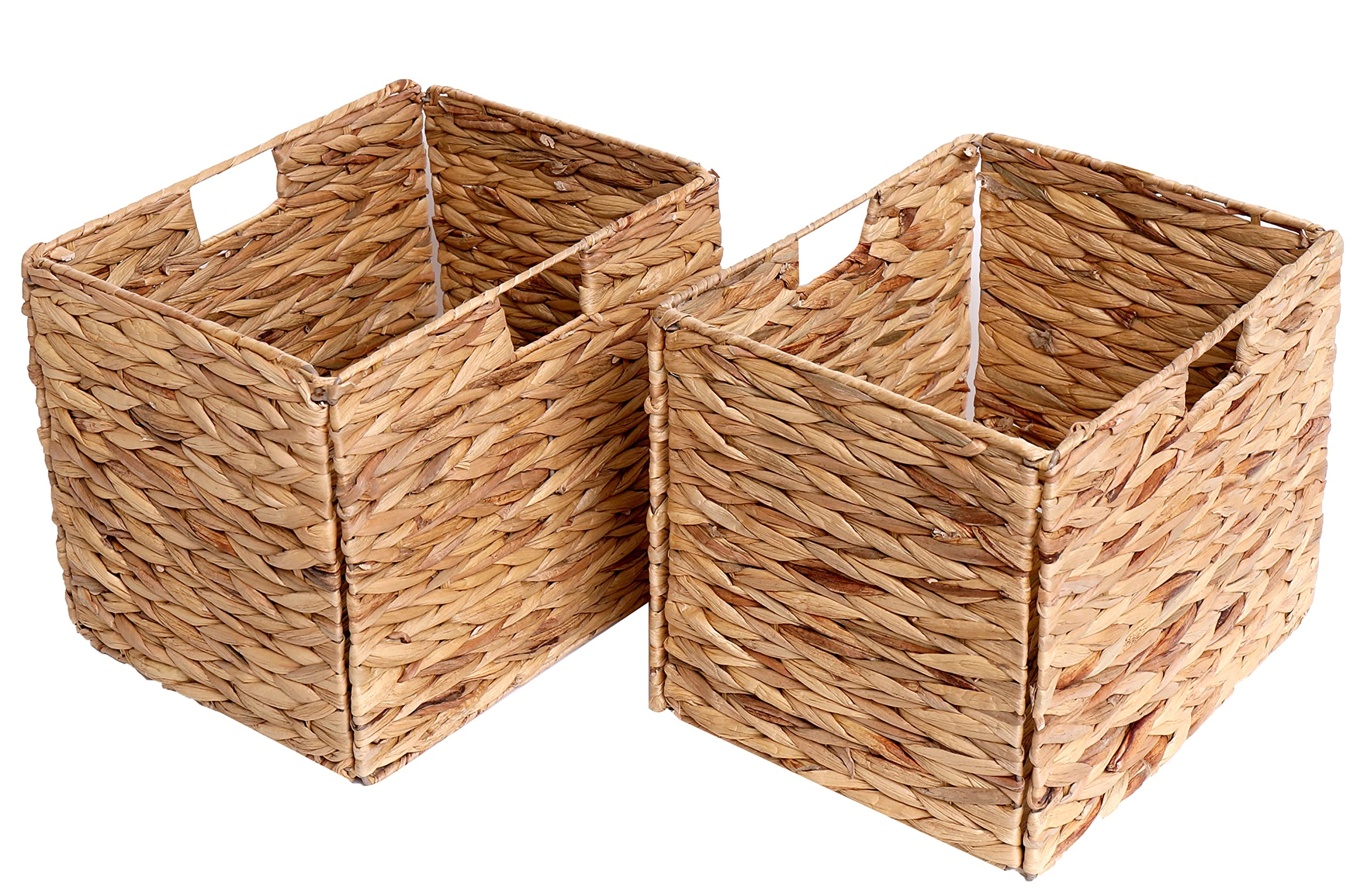 SENRYEE Storage Baskets?Wicker Baskets,Hyacinth Basket For Shelf ...