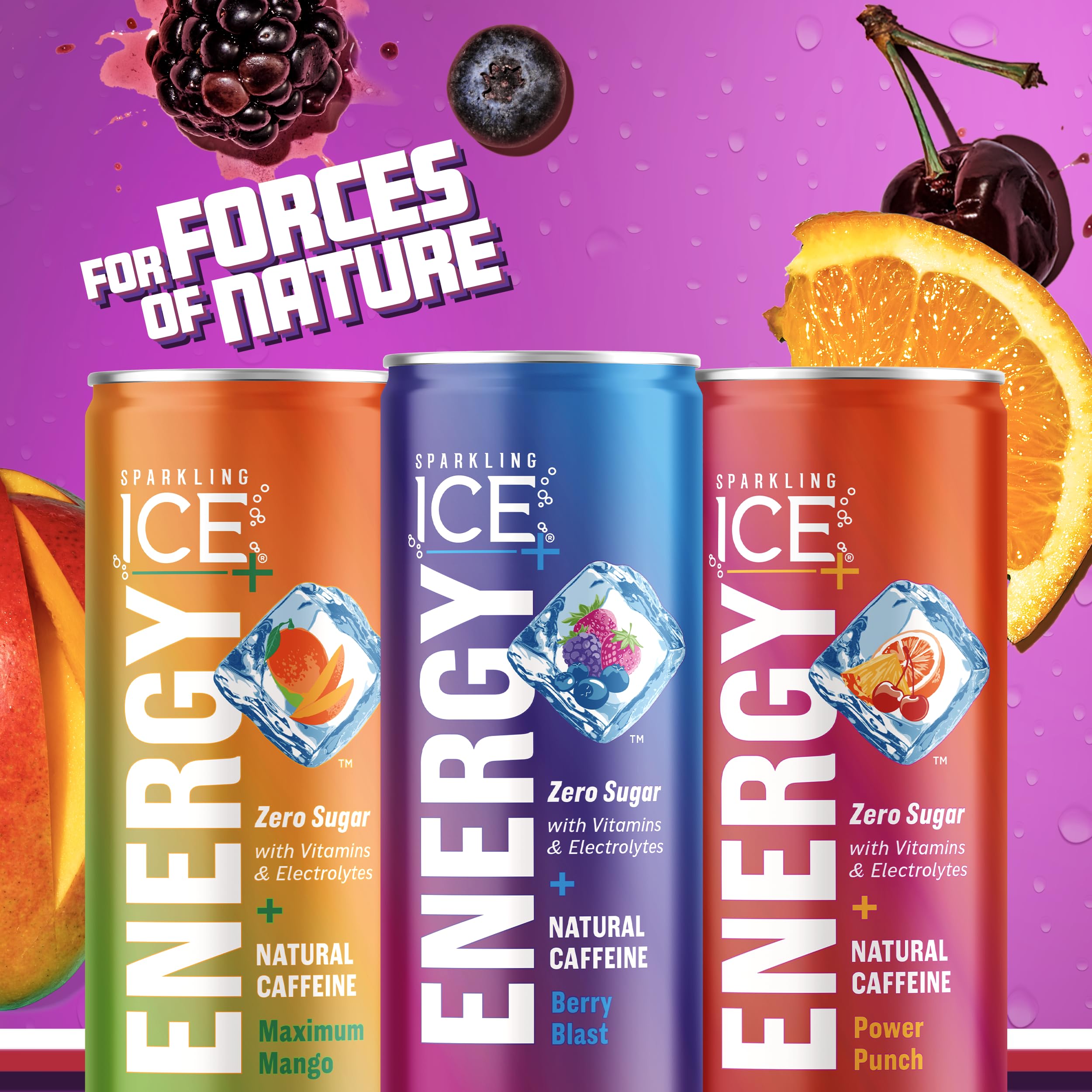 Mua Sparkling Ice +Energy Berry Blast 12Pk. Energy Drinks with Vitamins ...