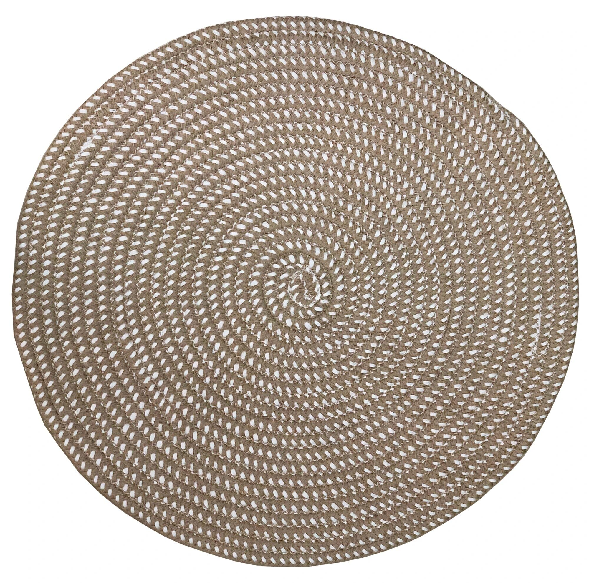 Hand Woven Round Area Rugs Living Room Bedroom Study Computer Chair ...
