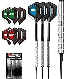 Harrows Genesis Darts Set - Steel Tip Tungsten - Style B 26g - FREE ...