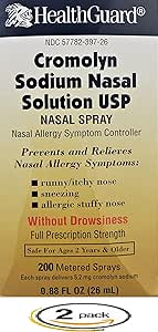 Amazon.com: Cromolyn Sodium Nasal Solution 26mL *Pack of 2 Bottles Only ...