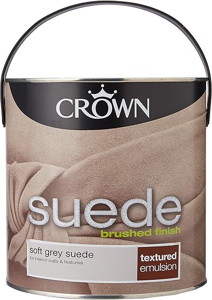 Crown Retail Suede Soft Grey Suede 2.5 L: Amazon.co.uk: DIY & Tools