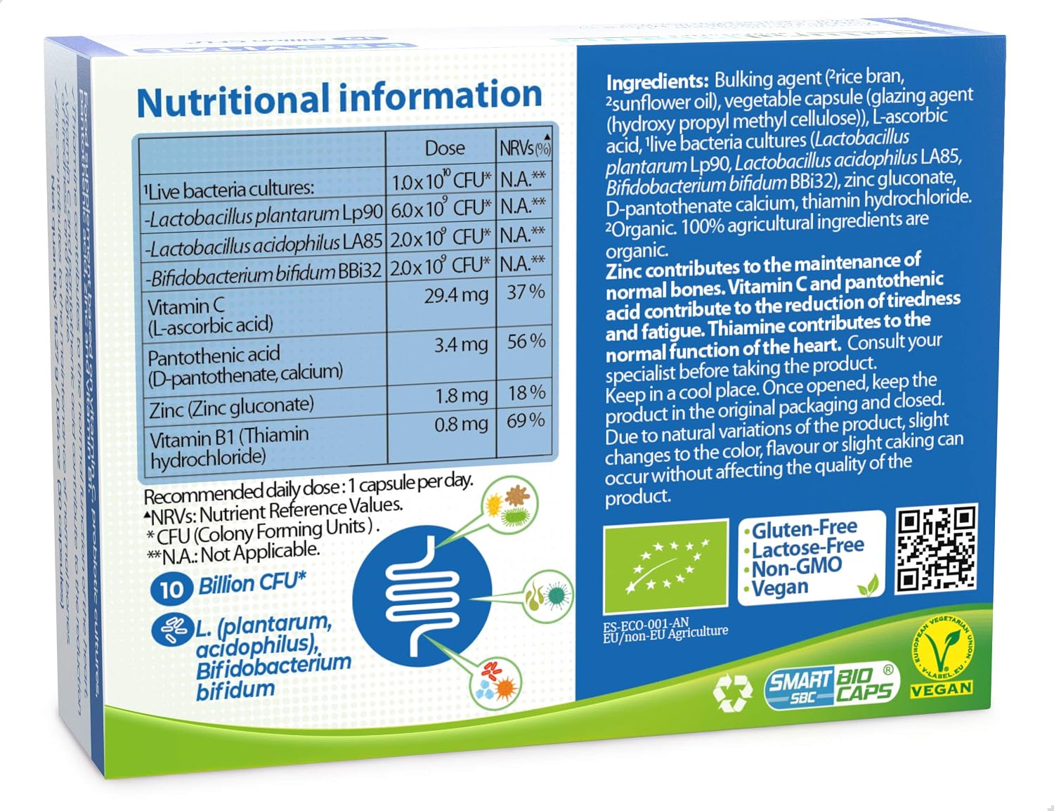 Natural Pharma Labs. ProVital Organic Probiotic Pack x10. Active and ...