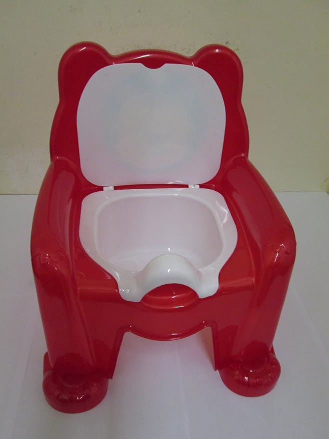 CUTE POTTY TRAINING CHAIR SEAT RED WITH REMOVABLE POTTY LID: Amazon.co ...