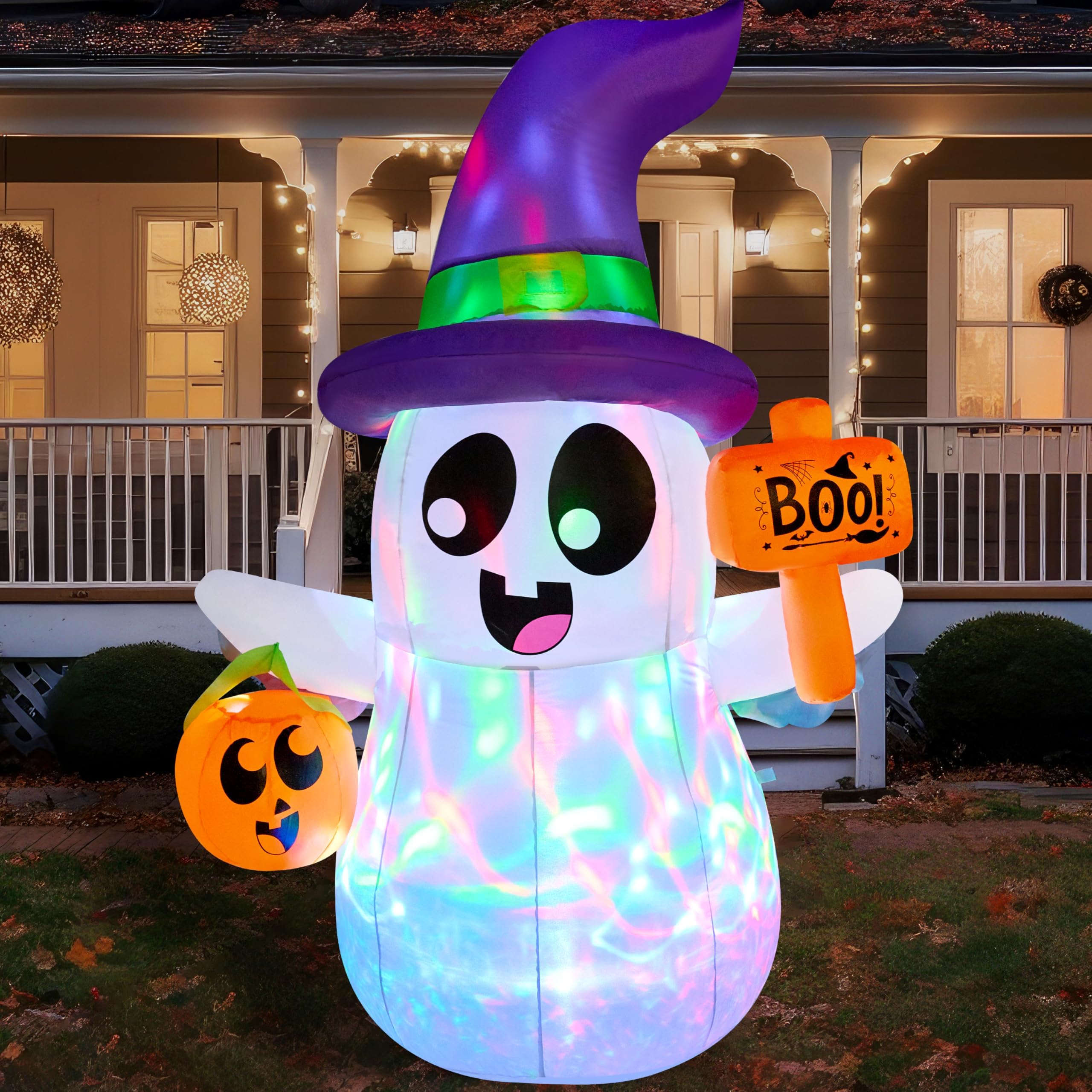 Joiedomi 5 FT Halloween Inflatables Outdoor Decorations, Halloween ...