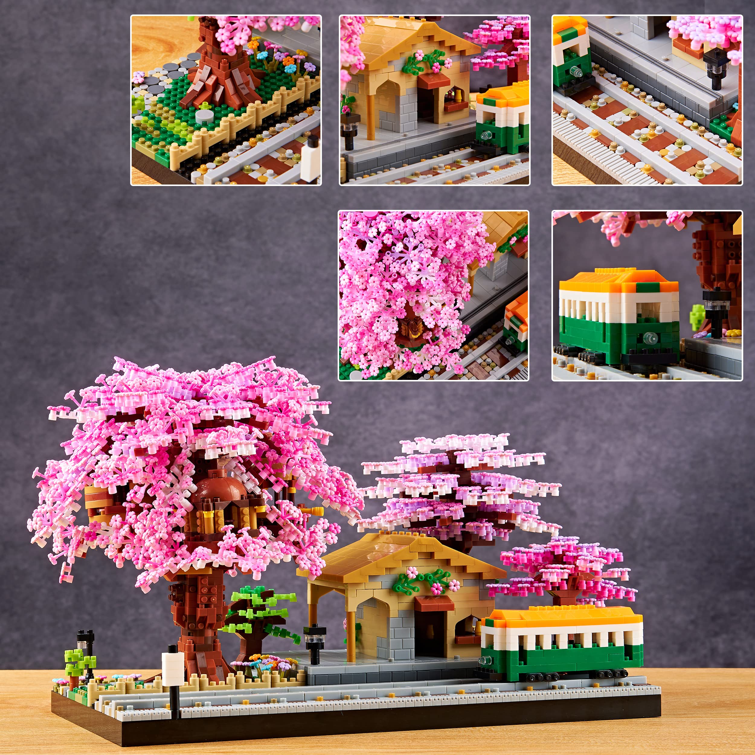 Mua Kadablk Architecture, Japanese Sakura Tree Class Train Station ...