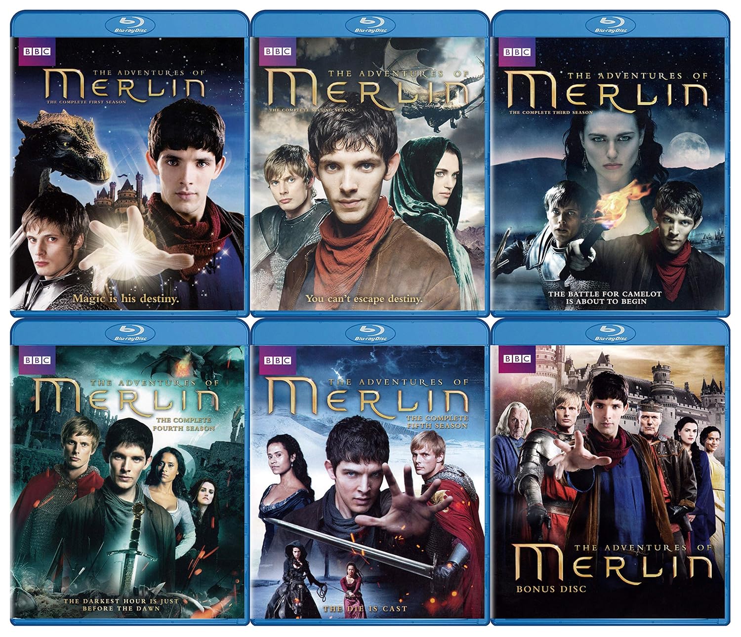 Amazon.com: The Adventures Of Merlin (The Complete Season 1 - 5 & Bonus ...