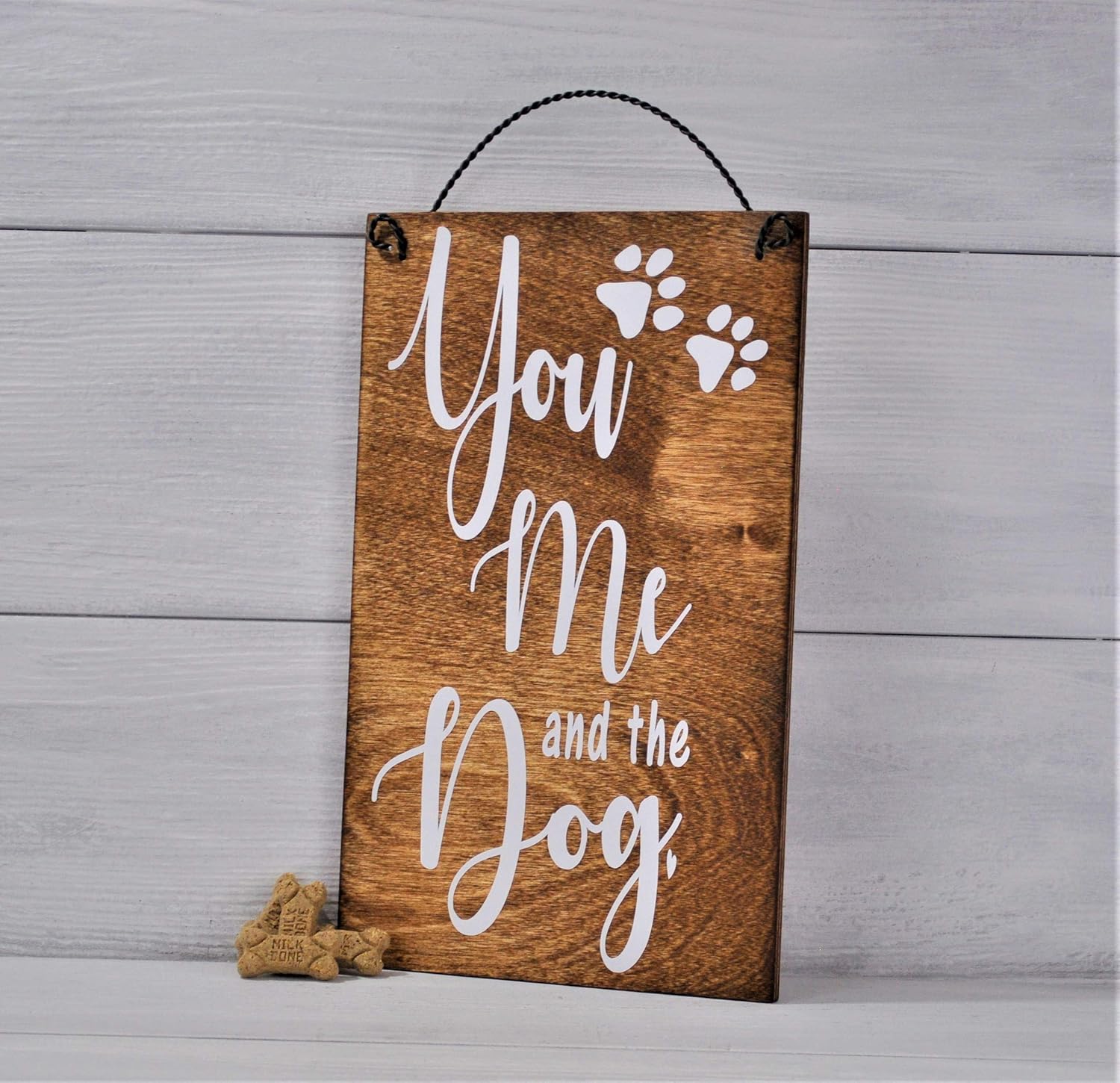 Amazon.com: Dog Sign You Me And the Dog: Handmade